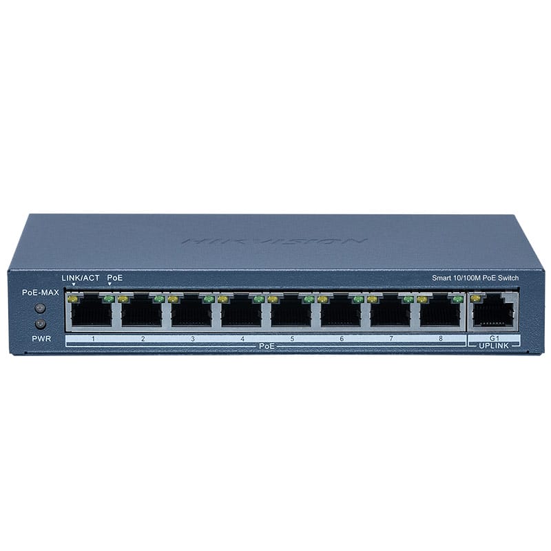Hikvision DS-3E1309P-EI | 8 Port 10/100 Mbps 110W Smart PoE Switch